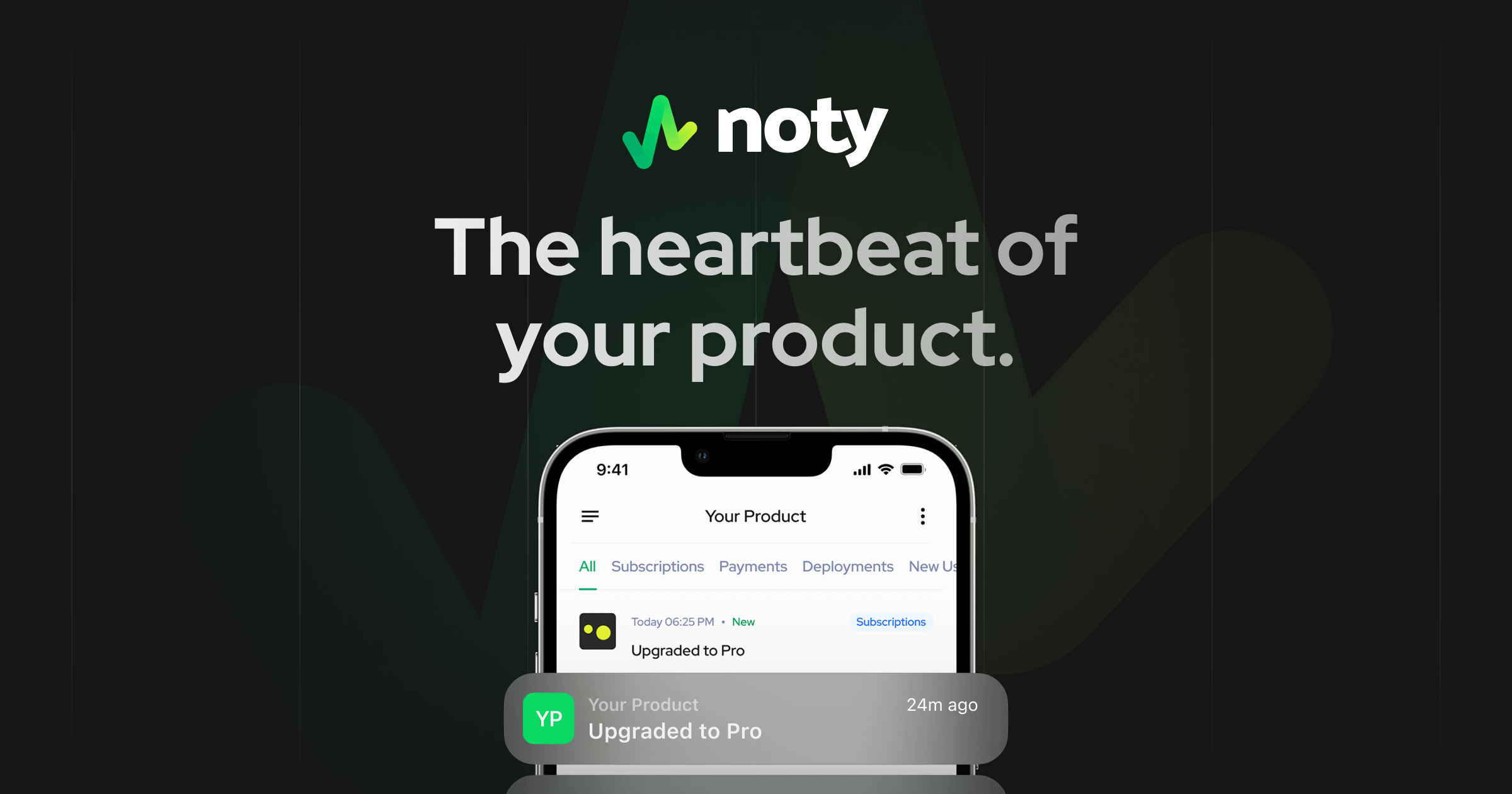 Noty - The real-time event tracking tool